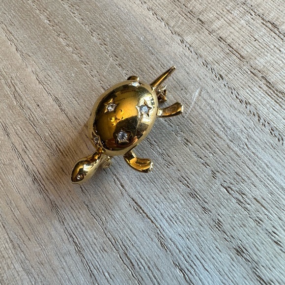 Jewelry | Vintage Turtle Pin | Poshmark